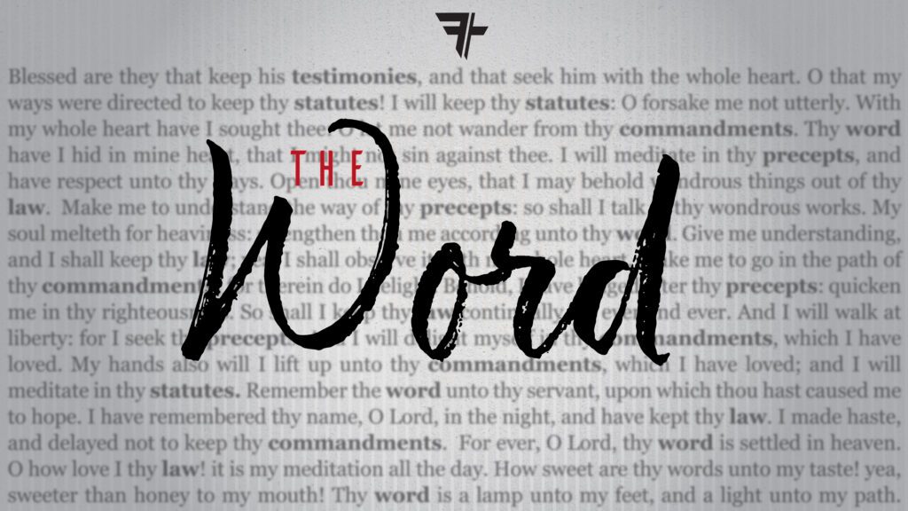 The Word – Part 4: Chasing the Wind or Following God? - Faith Tabernacle
